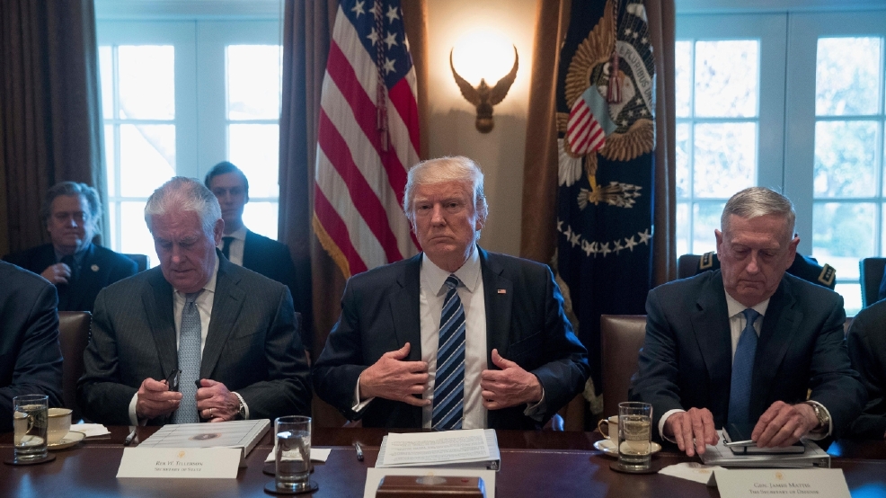 The Latest: Trump holds first Cabinet meeting | KMPH